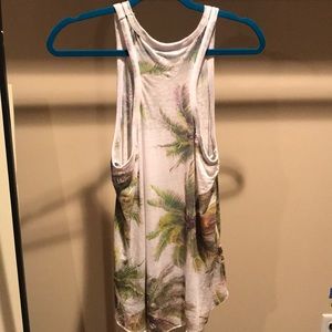 Chaser | Tops | Chaser Brand Palm Print Tank | Poshmark